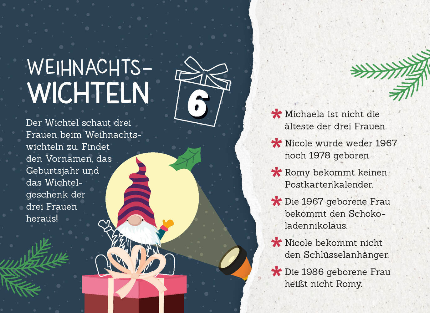 24 Wichtel-Rätsel | Advents-Rätselspaß mit den Wichteln - Michaelsbund