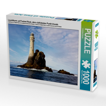 Leuchtturm auf Fastnet Rock, dem südlichsten Punkt Irlands (Puzzle) von ...